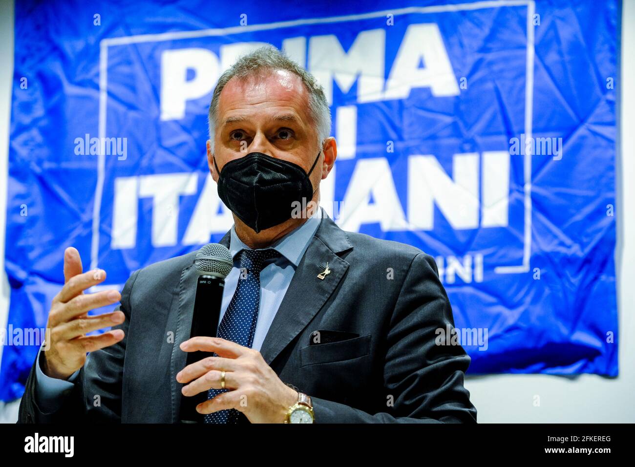 The italian minister of tourism massimo garavaglia hi-res stock ...