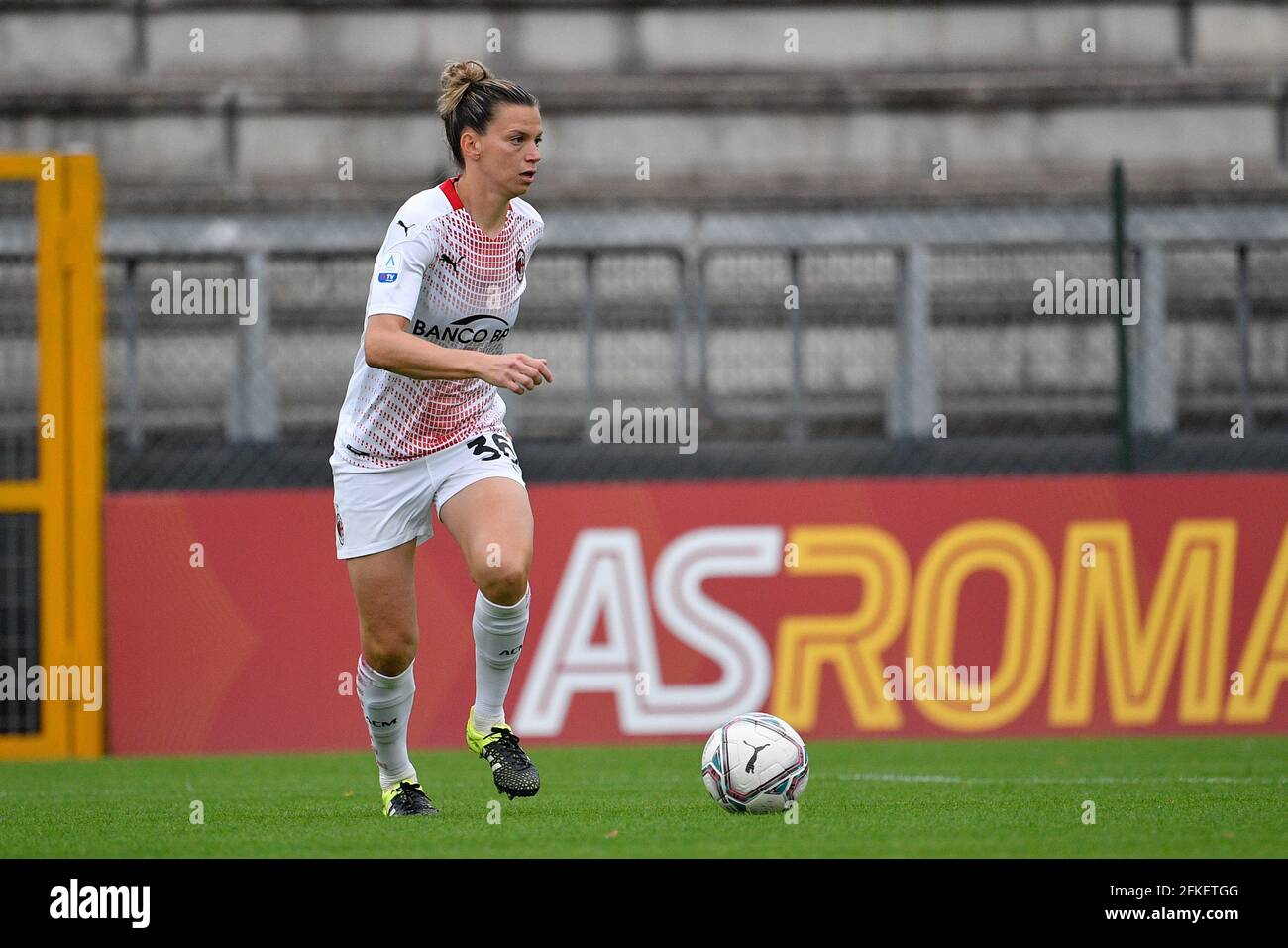 Laura Agard of AC Milan seen in action during the Italian Football ...