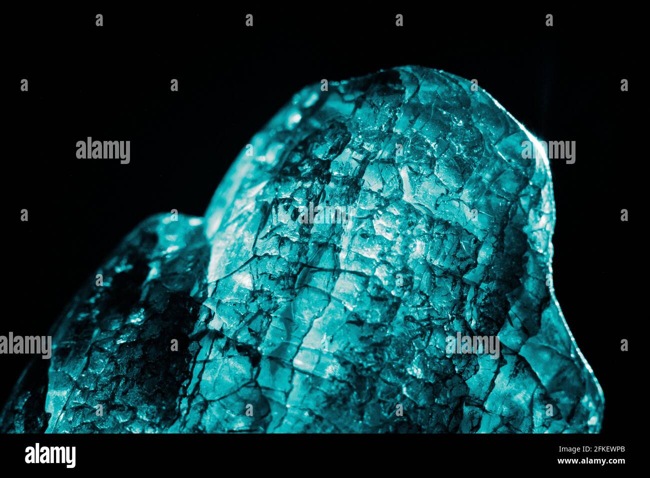 Beautiful blue stone macro photo close-up Stock Photo - Alamy