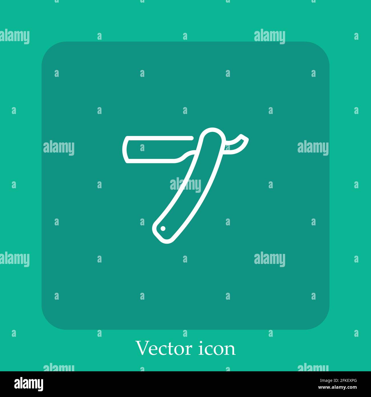 Man shaving with electric razor Stock Vector Images - Alamy