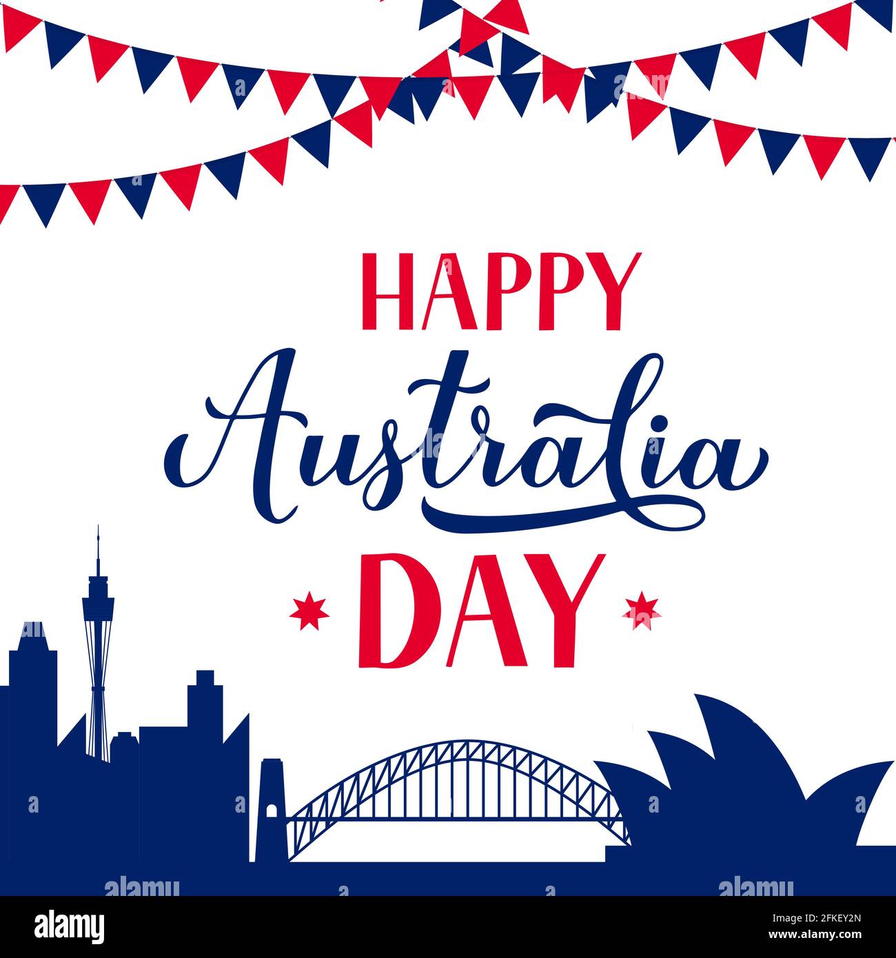 Sydney flag skyline Stock Vector Images - Alamy