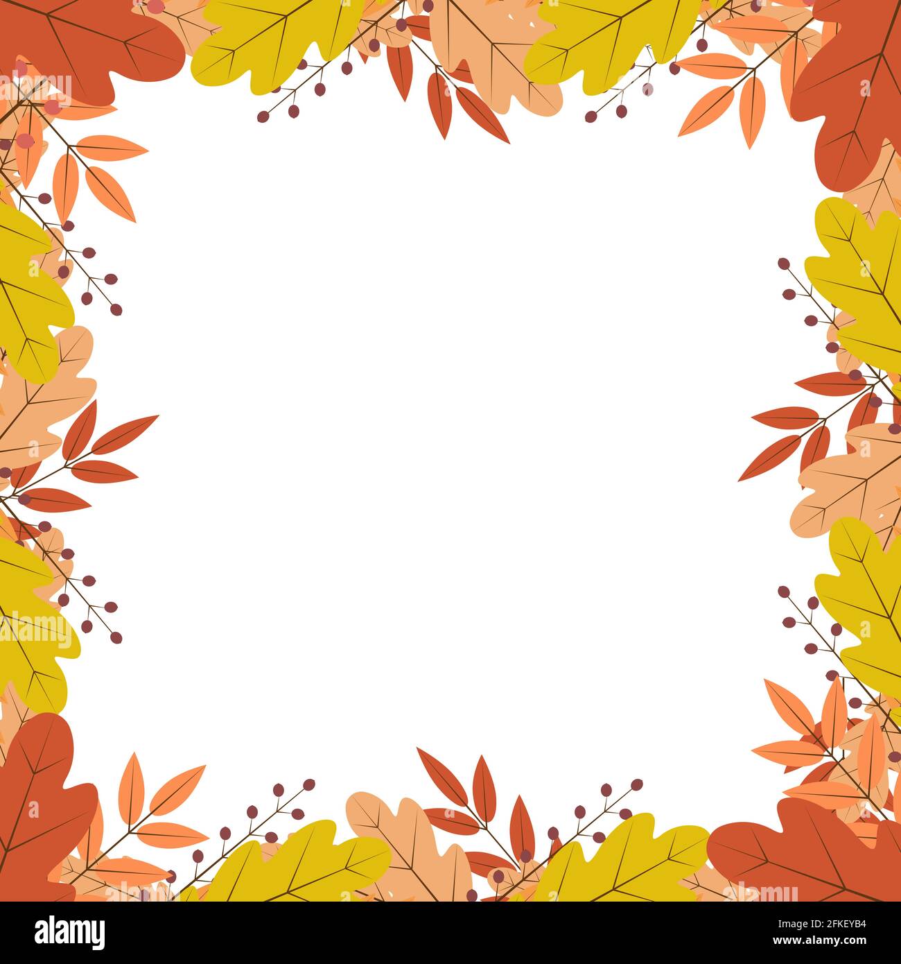 Thanksgiving Leaves Border