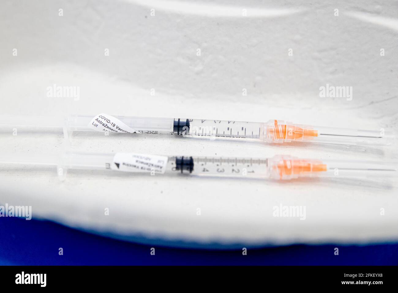 The Hague, The Netherlands. 1st May, 2021. Vaccination location at the ...