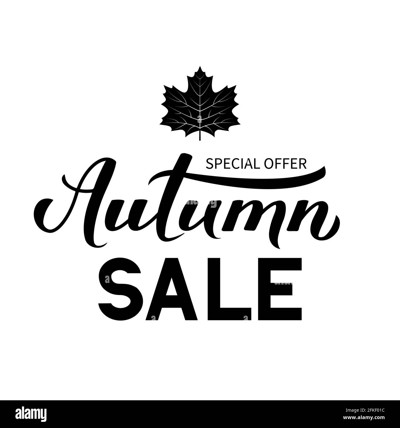 Leaf sale Black and White Stock Photos & Images - Alamy