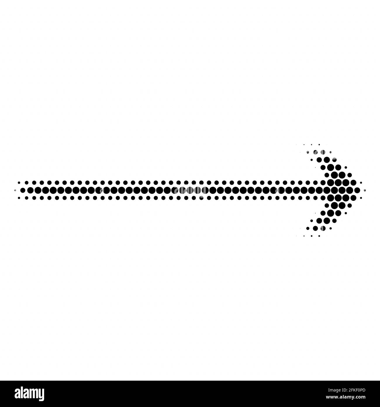 Halftone arrow icon and symbol – Stock vector illustration, Clip-art ...