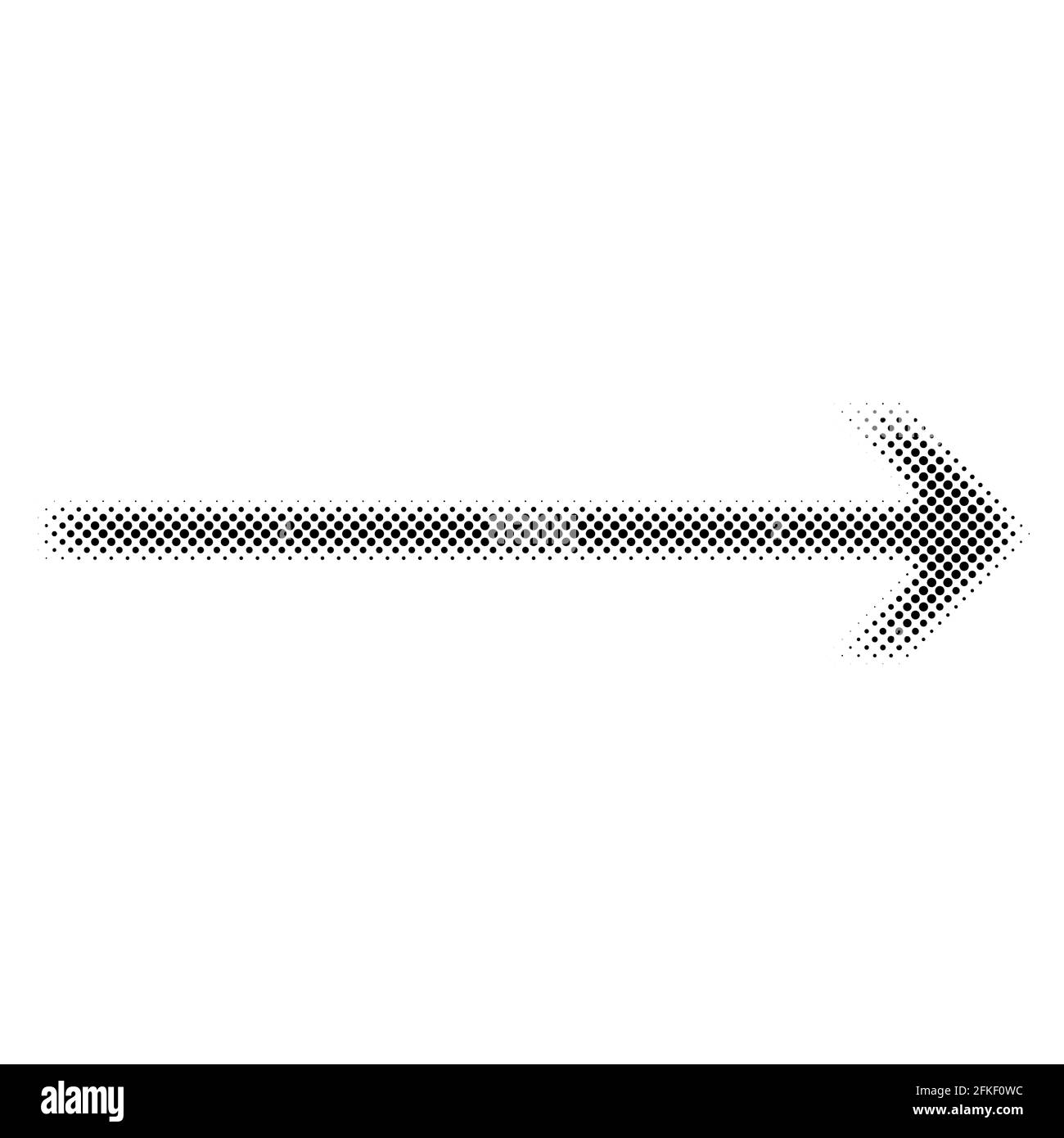 Halftone arrow icon and symbol – Stock vector illustration, Clip-art ...