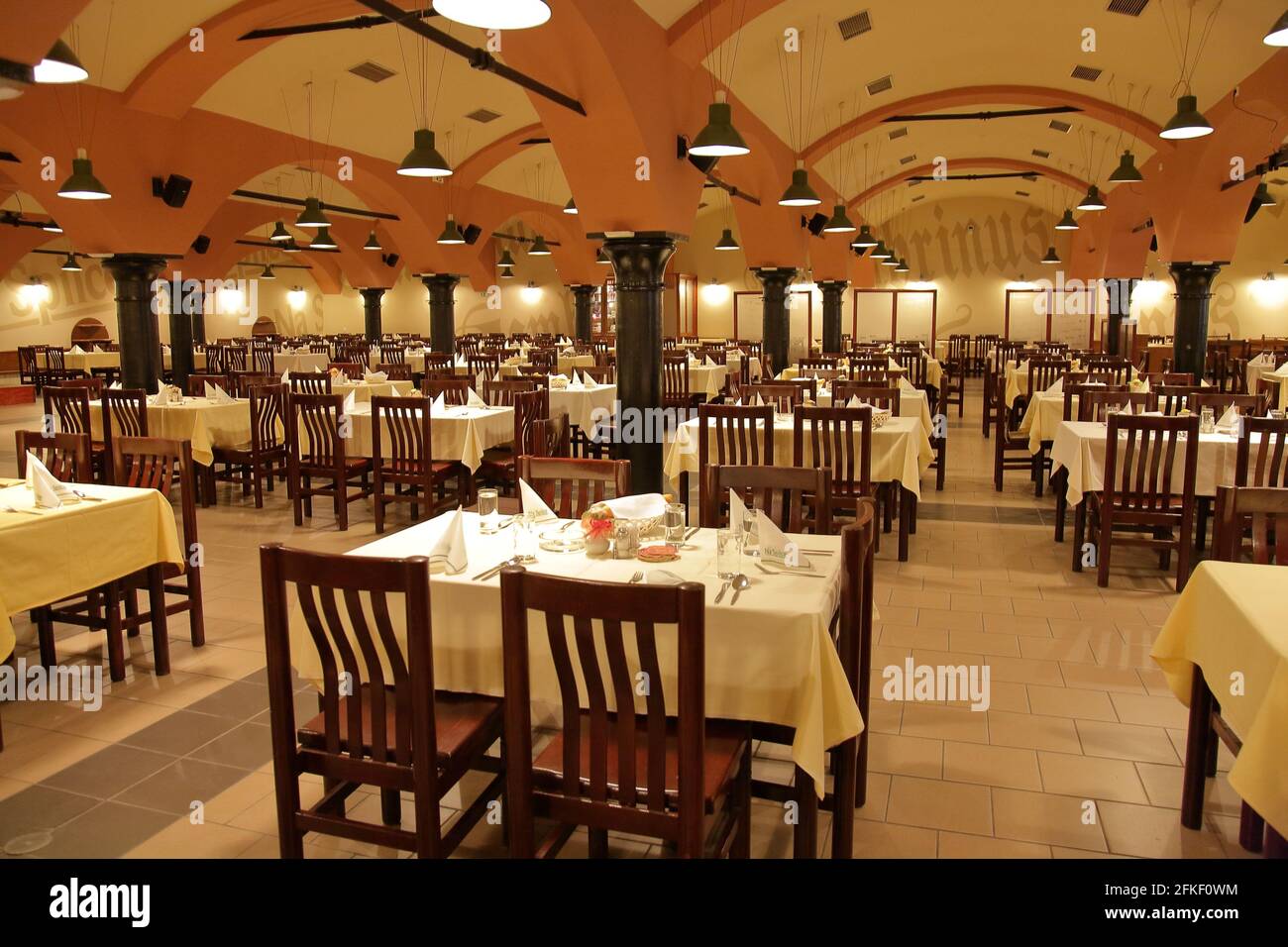 The restaurant in Pilsner Urquell Brewery (founded in 1842 is the ...