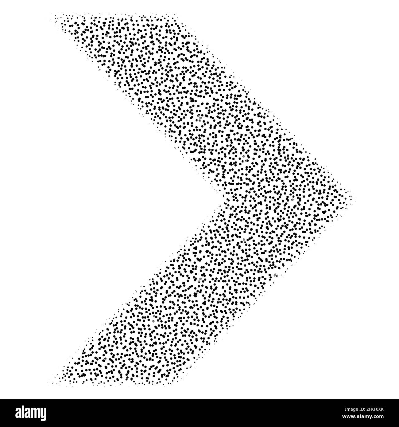 Halftone arrow icon and symbol – Stock vector illustration, Clip-art ...