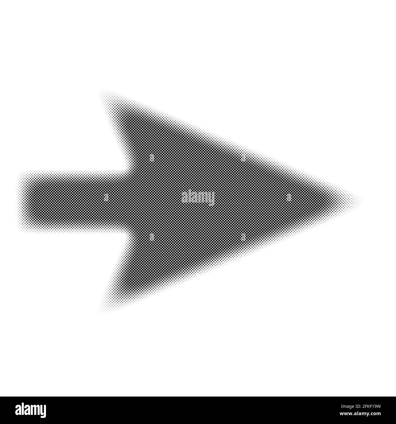 Halftone arrow icon and symbol – Stock vector illustration, Clip-art ...