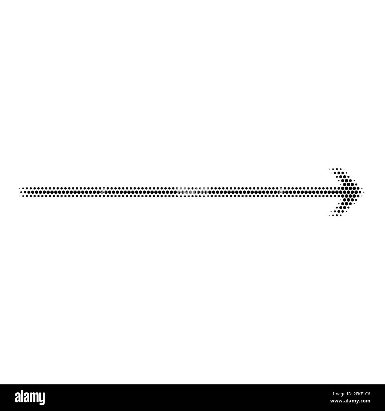 Halftone arrow icon and symbol – Stock vector illustration, Clip-art ...