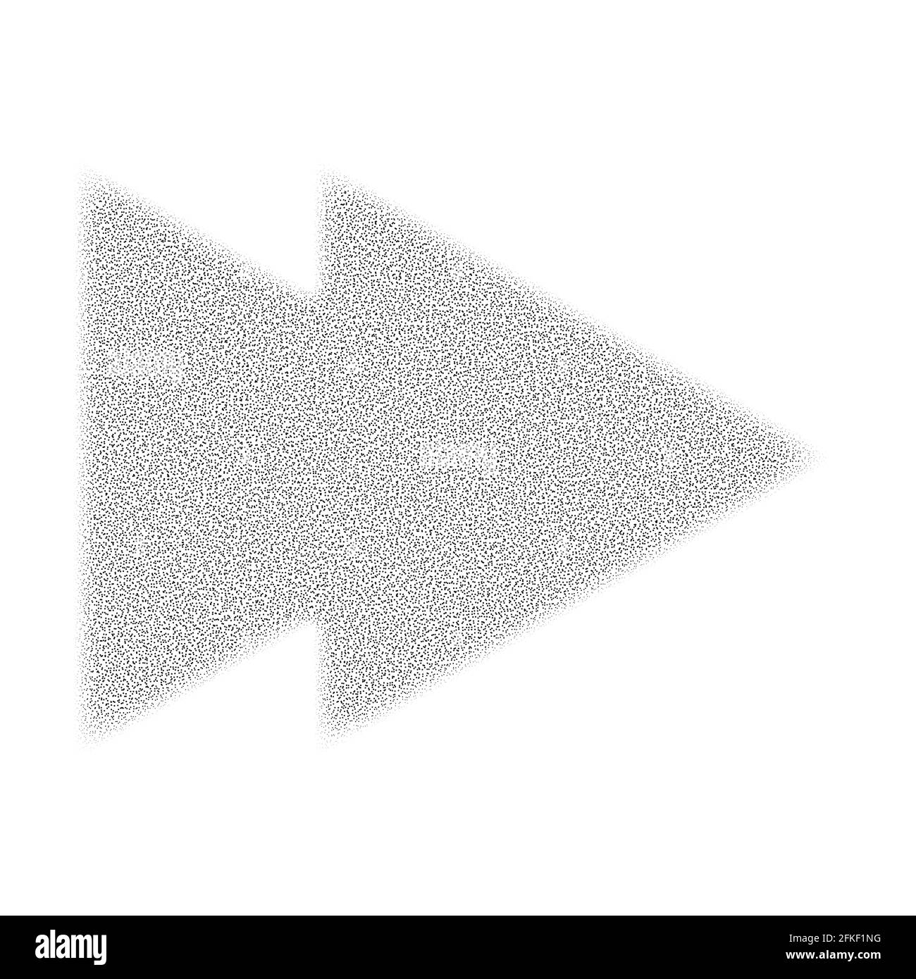 Halftone arrow icon and symbol – Stock vector illustration, Clip-art ...