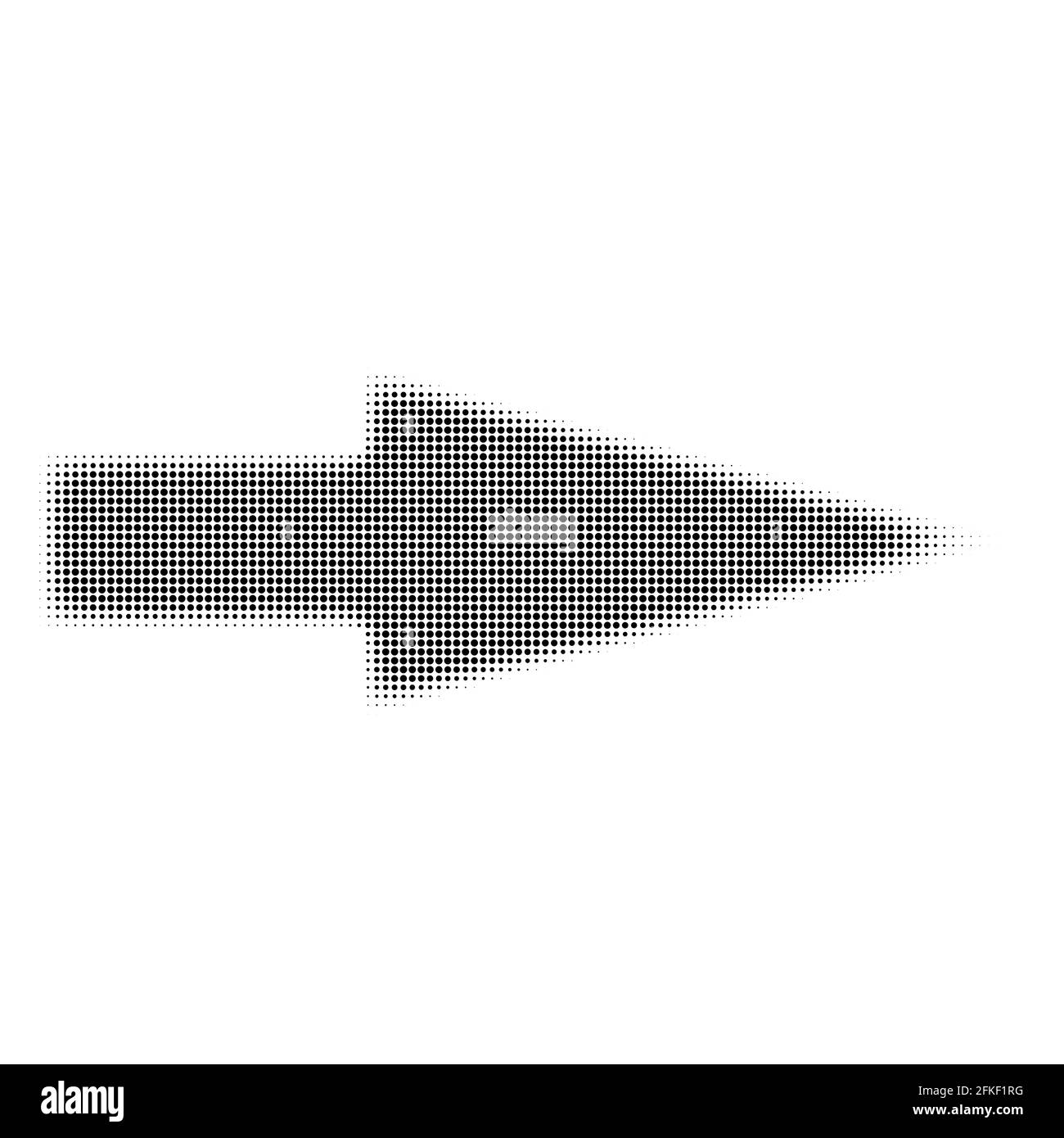 Halftone arrow icon and symbol – Stock vector illustration, Clip-art ...