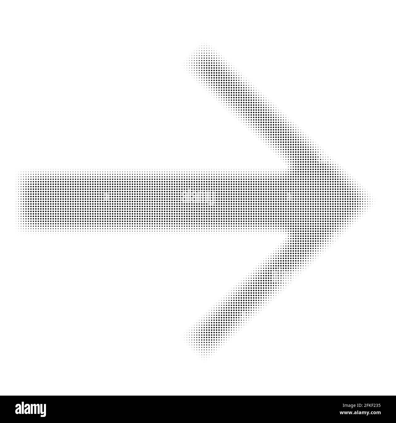 Halftone arrow icon and symbol – Stock vector illustration, Clip-art ...