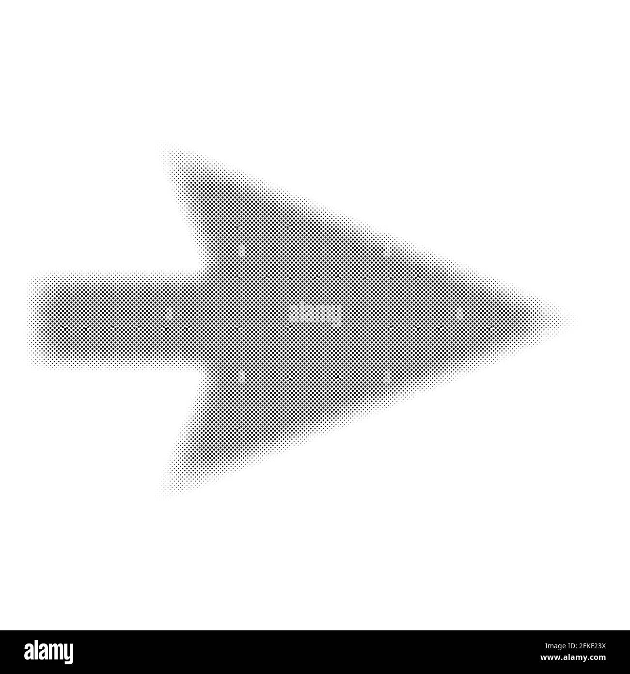 Halftone arrow icon and symbol – Stock vector illustration, Clip-art ...