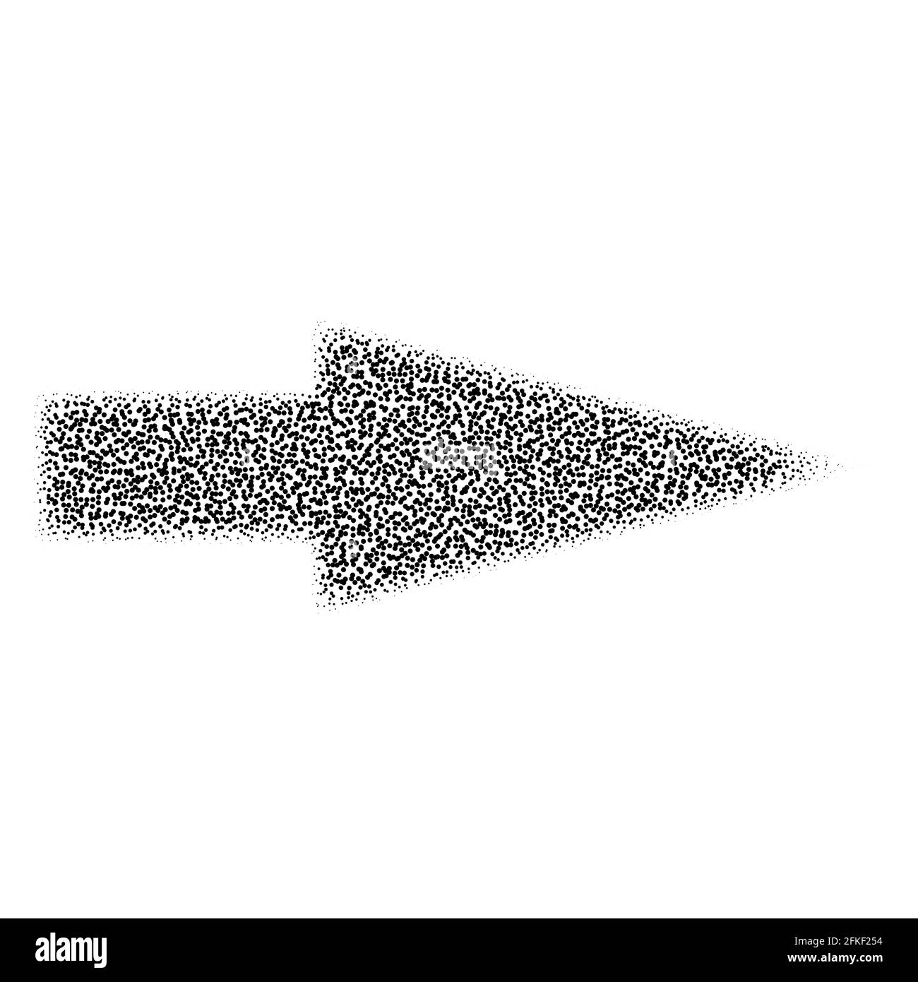 Halftone arrow icon and symbol – Stock vector illustration, Clip-art ...