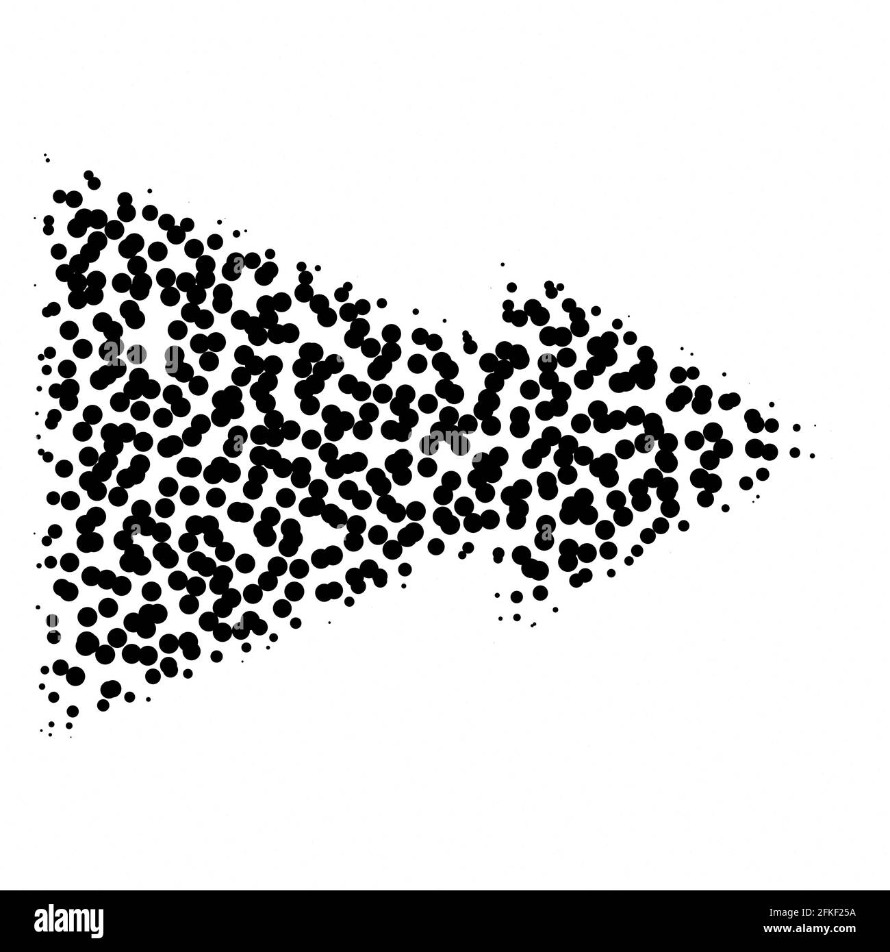 Halftone arrow icon and symbol – Stock vector illustration, Clip-art ...