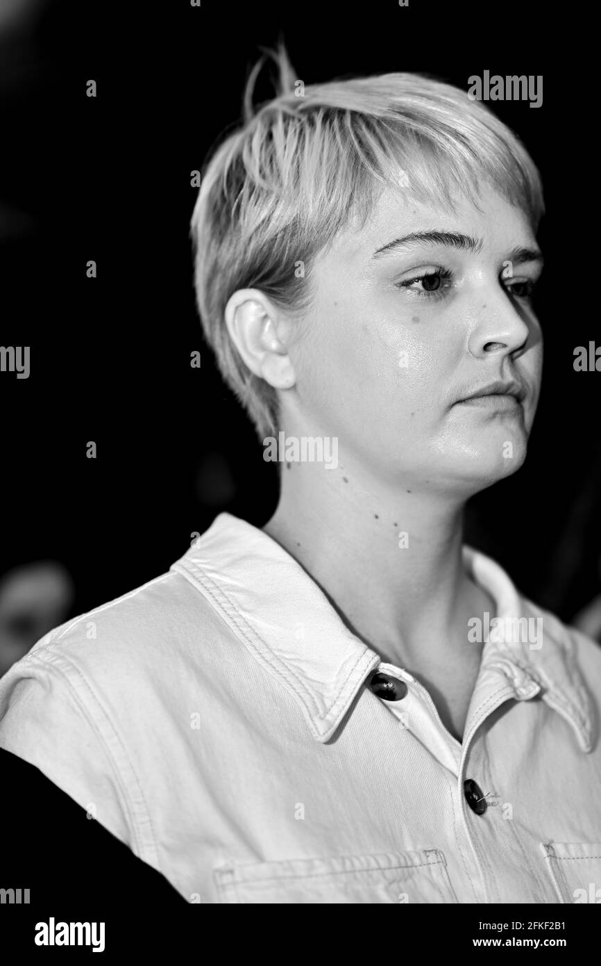 Red fashion week Black and White Stock Photos & Images - Alamy