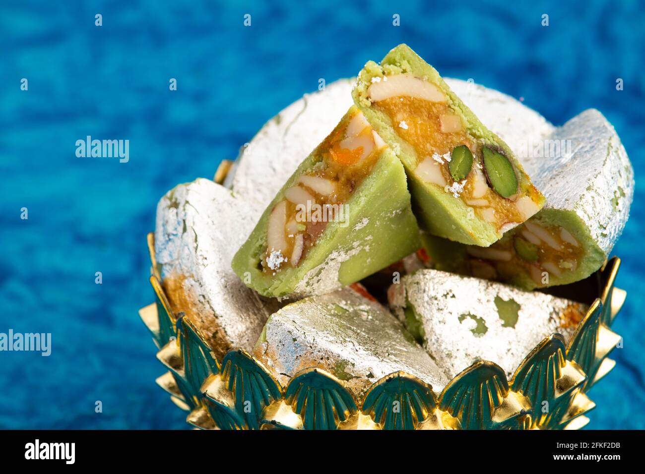 Famous Kaju Diamond Barfi Or Burfi Made Of Dry Fruits Like Badam ...