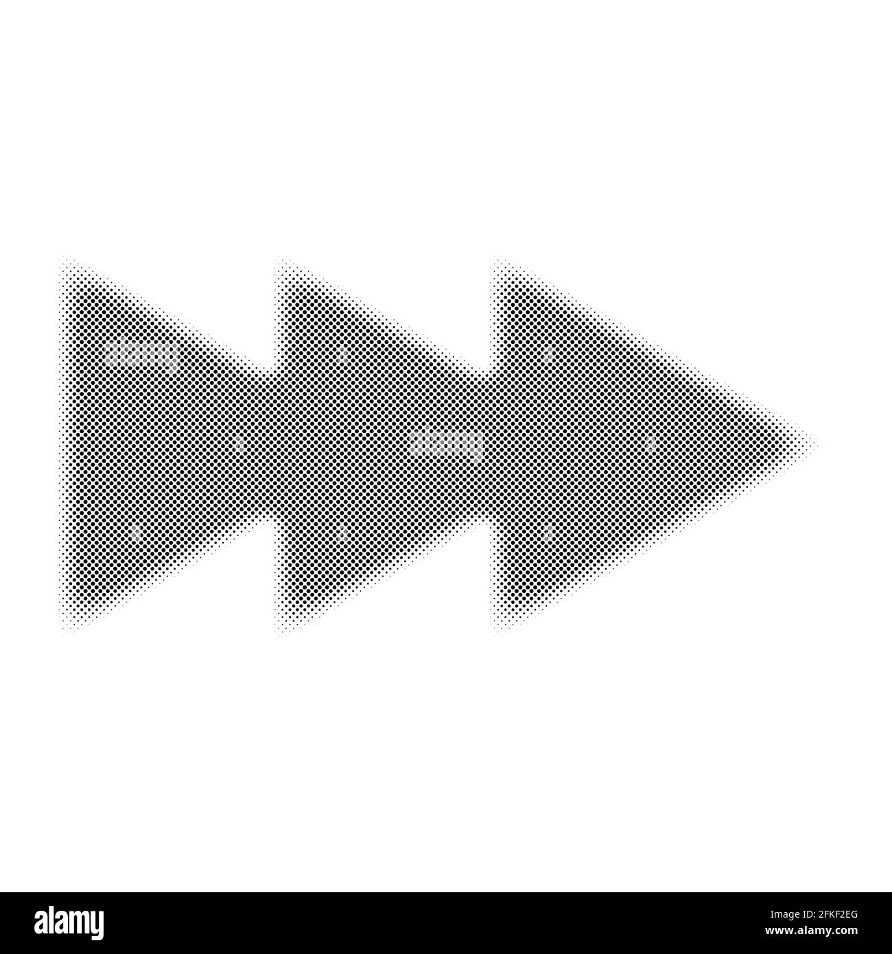 Halftone arrow icon and symbol – Stock vector illustration, Clip-art ...