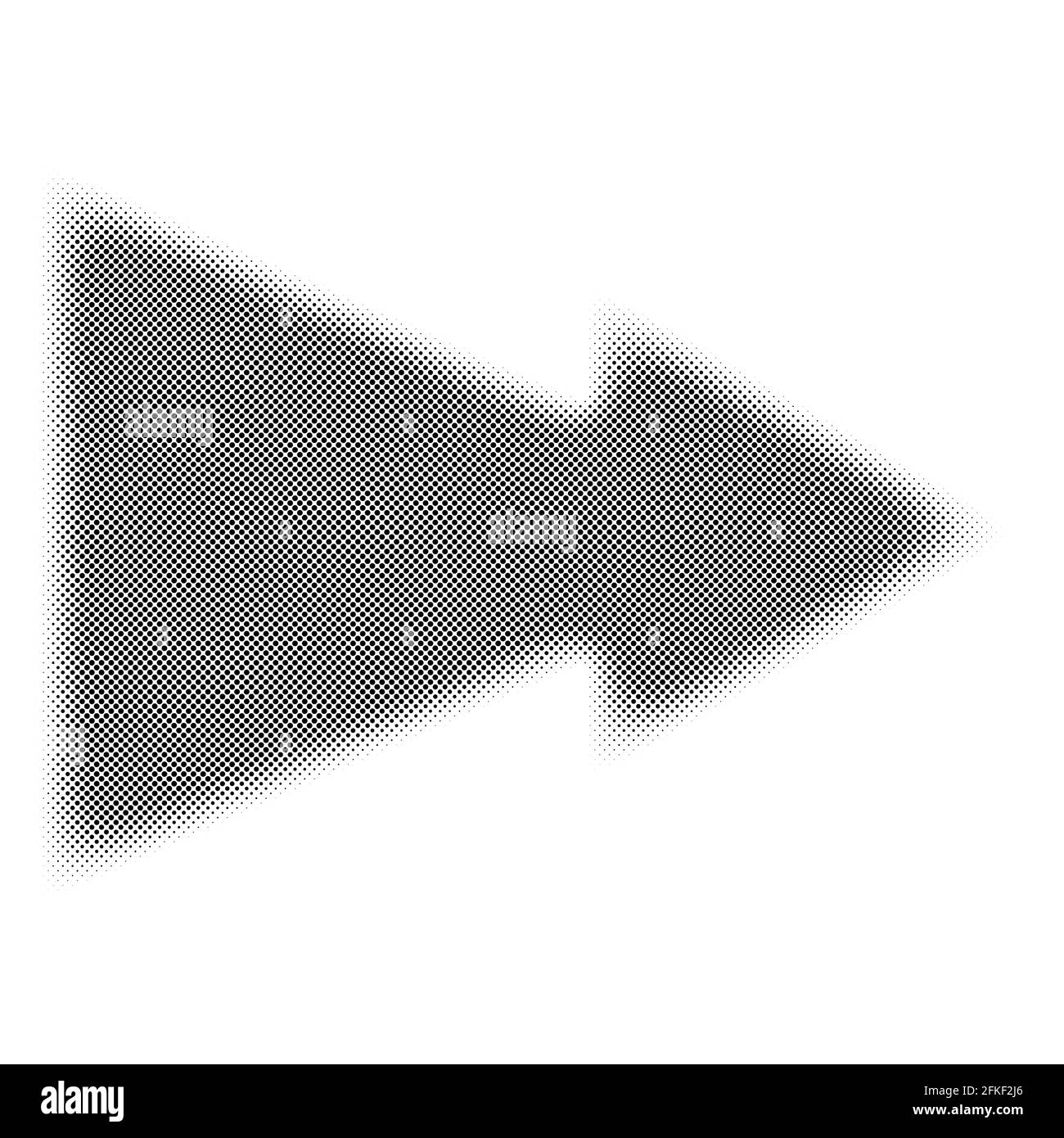 Halftone arrow icon and symbol – Stock vector illustration, Clip-art ...