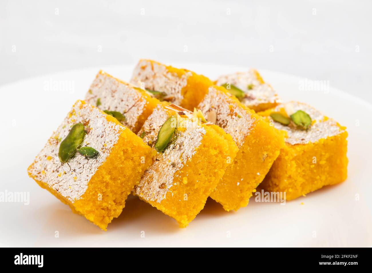 Famous Indian Mithai Meetha Mung Daal Barfi Or Moong Dal Burfi Barfee ...