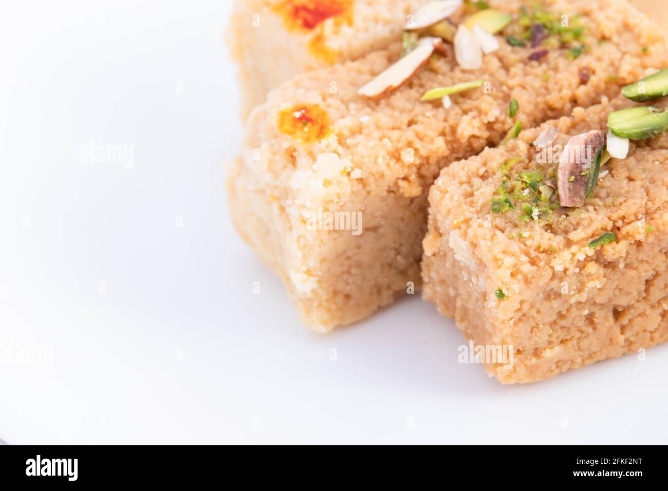 Indian Mithai Hot Milkcake Kalakand Burfi Or Alwar Ka Mawa Barfi Made ...