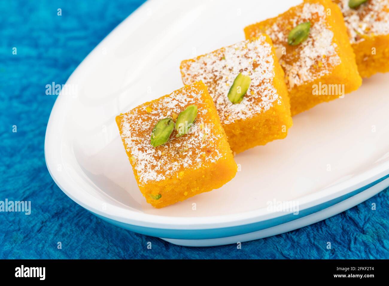 Special Occasions And Festive Dessert Moong Dal Burfi Or Meetha Mung ...