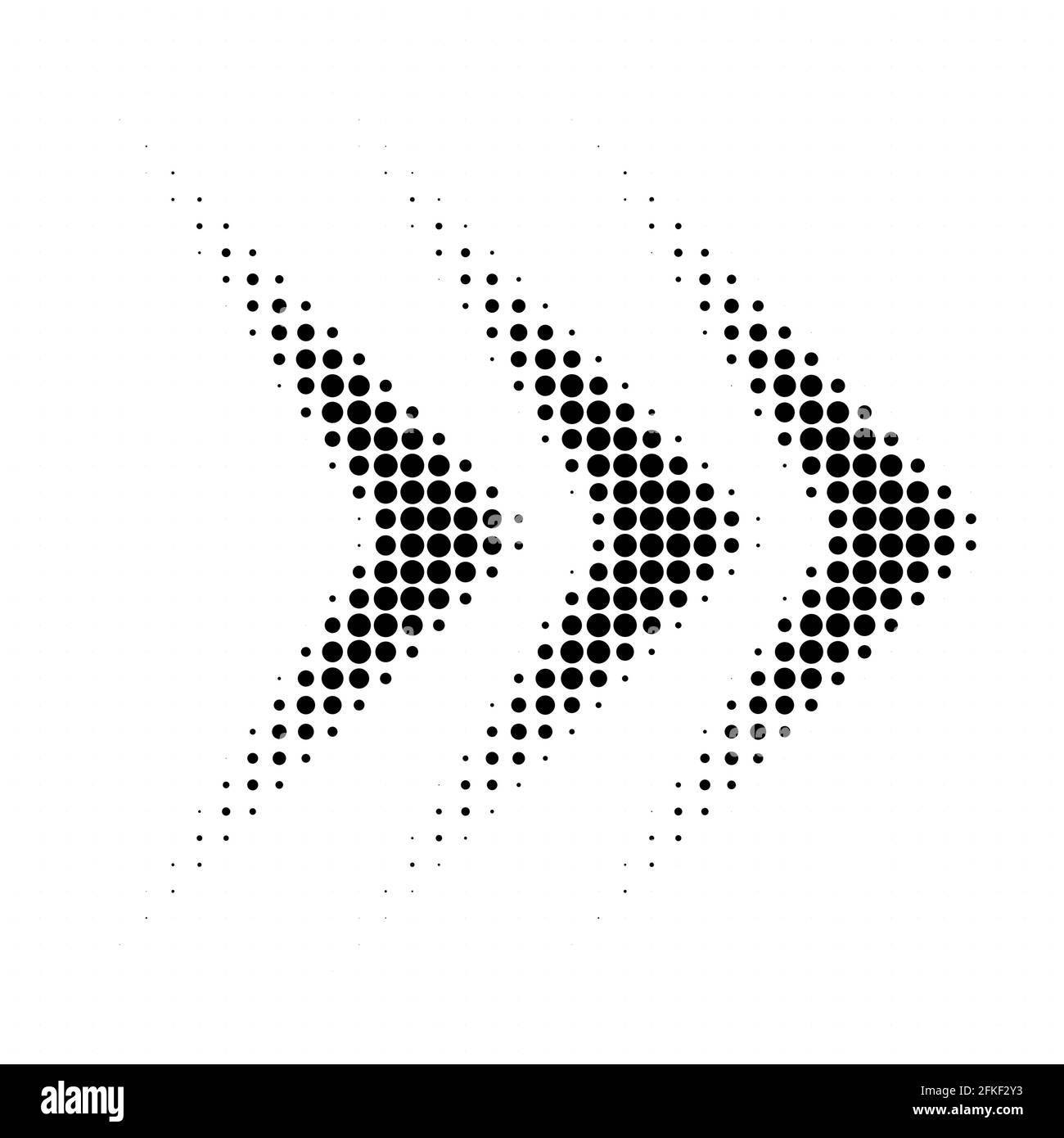 Halftone arrow icon and symbol – Stock vector illustration, Clip-art ...