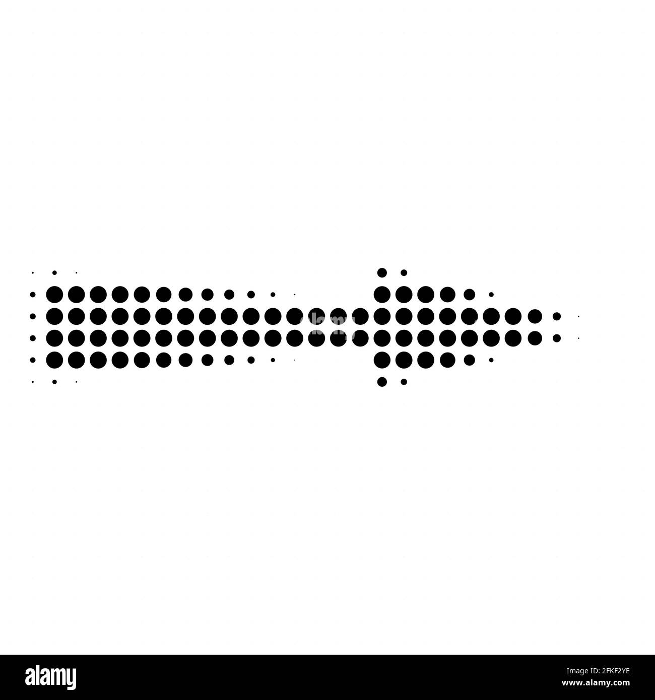 Halftone arrow icon and symbol – Stock vector illustration, Clip-art ...
