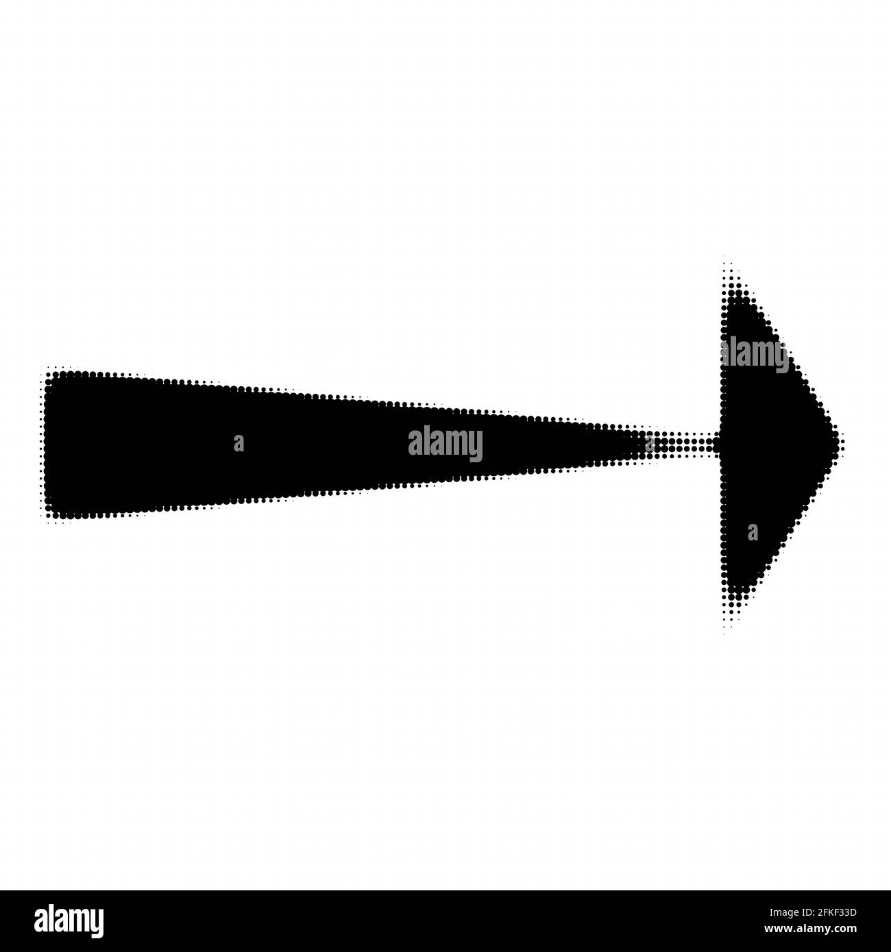 Halftone arrow icon and symbol – Stock vector illustration, Clip-art ...