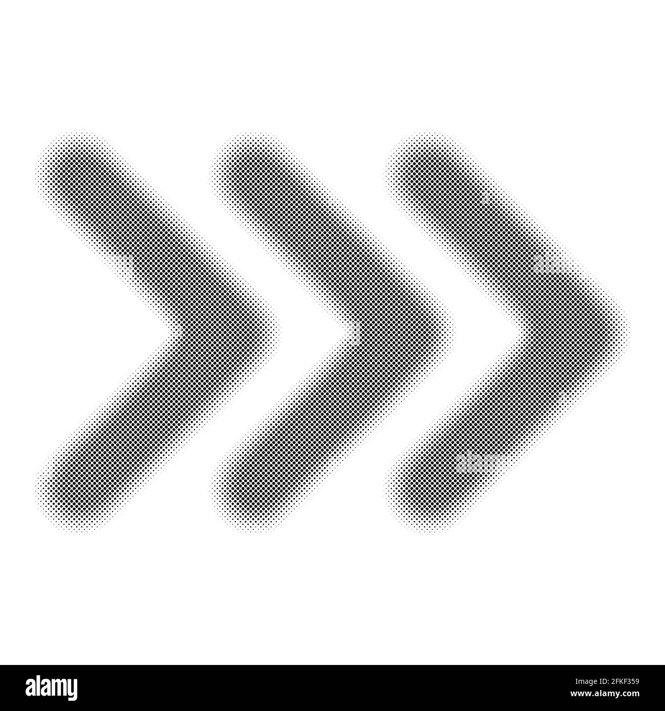 Halftone arrow icon and symbol – Stock vector illustration, Clip-art ...