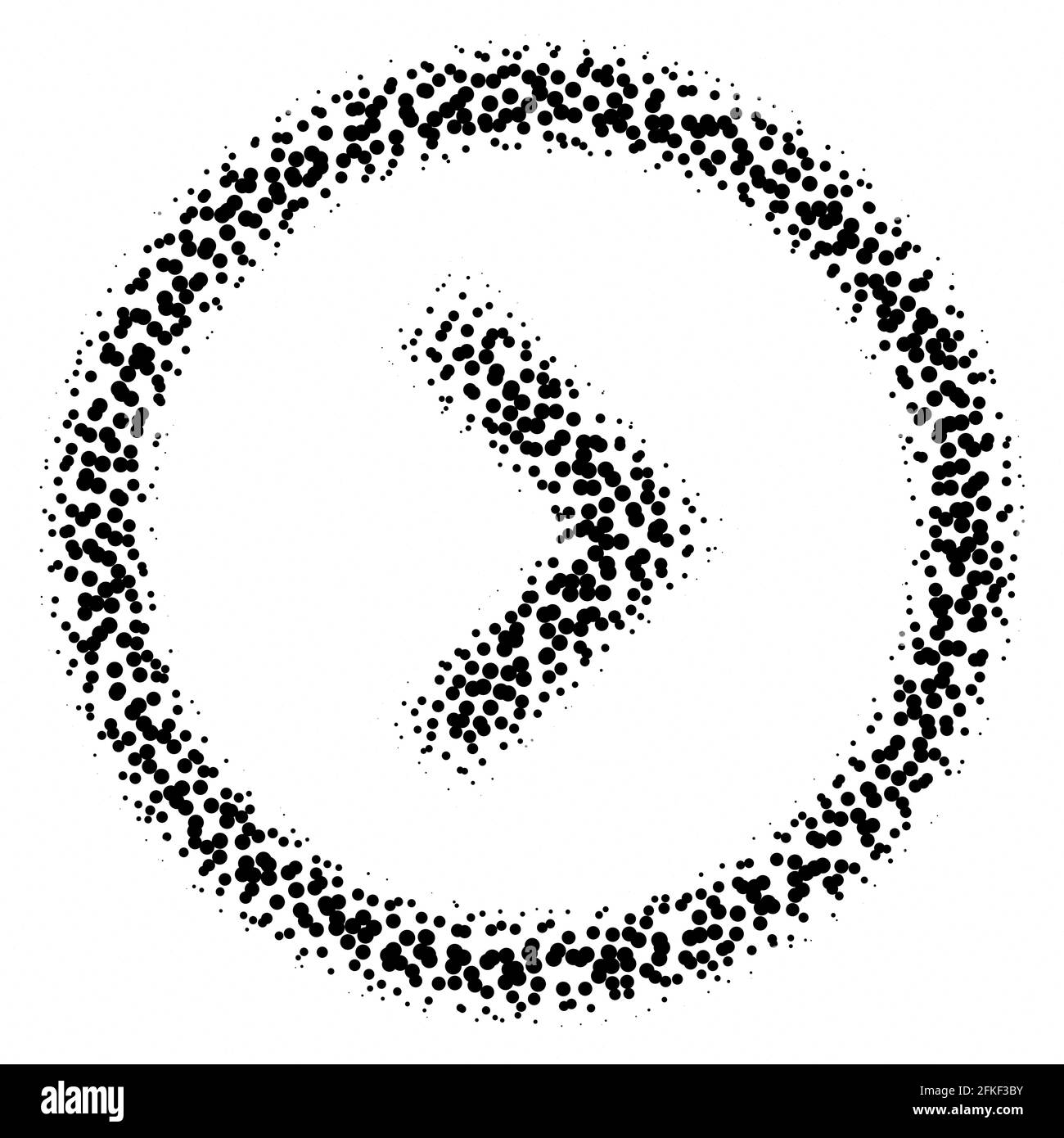 Halftone arrow icon and symbol – Stock vector illustration, Clip-art ...