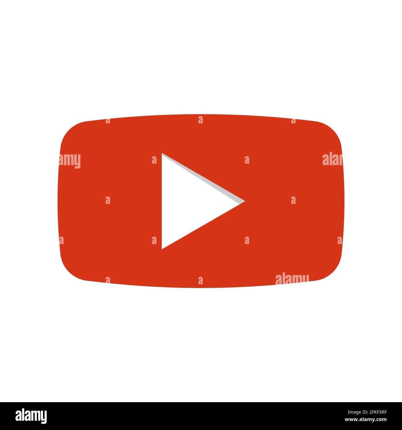 Creative red play button icon Stock Vector Image & Art - Alamy