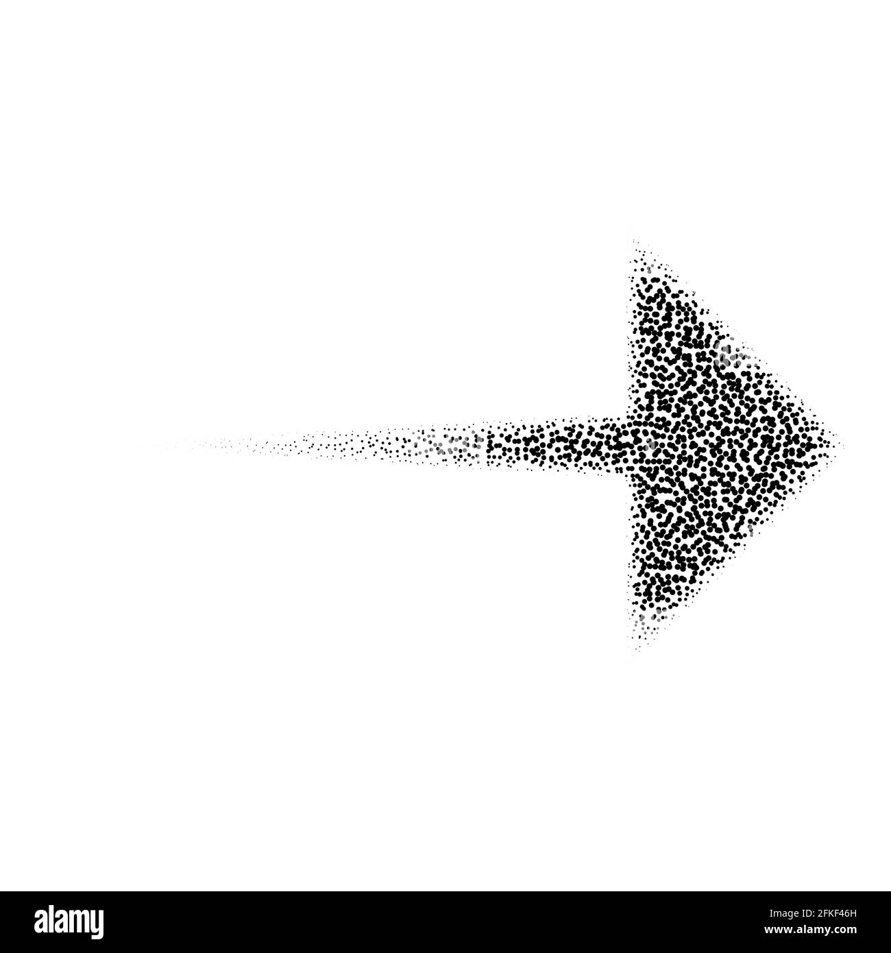 Halftone arrow icon and symbol – Stock vector illustration, Clip-art ...