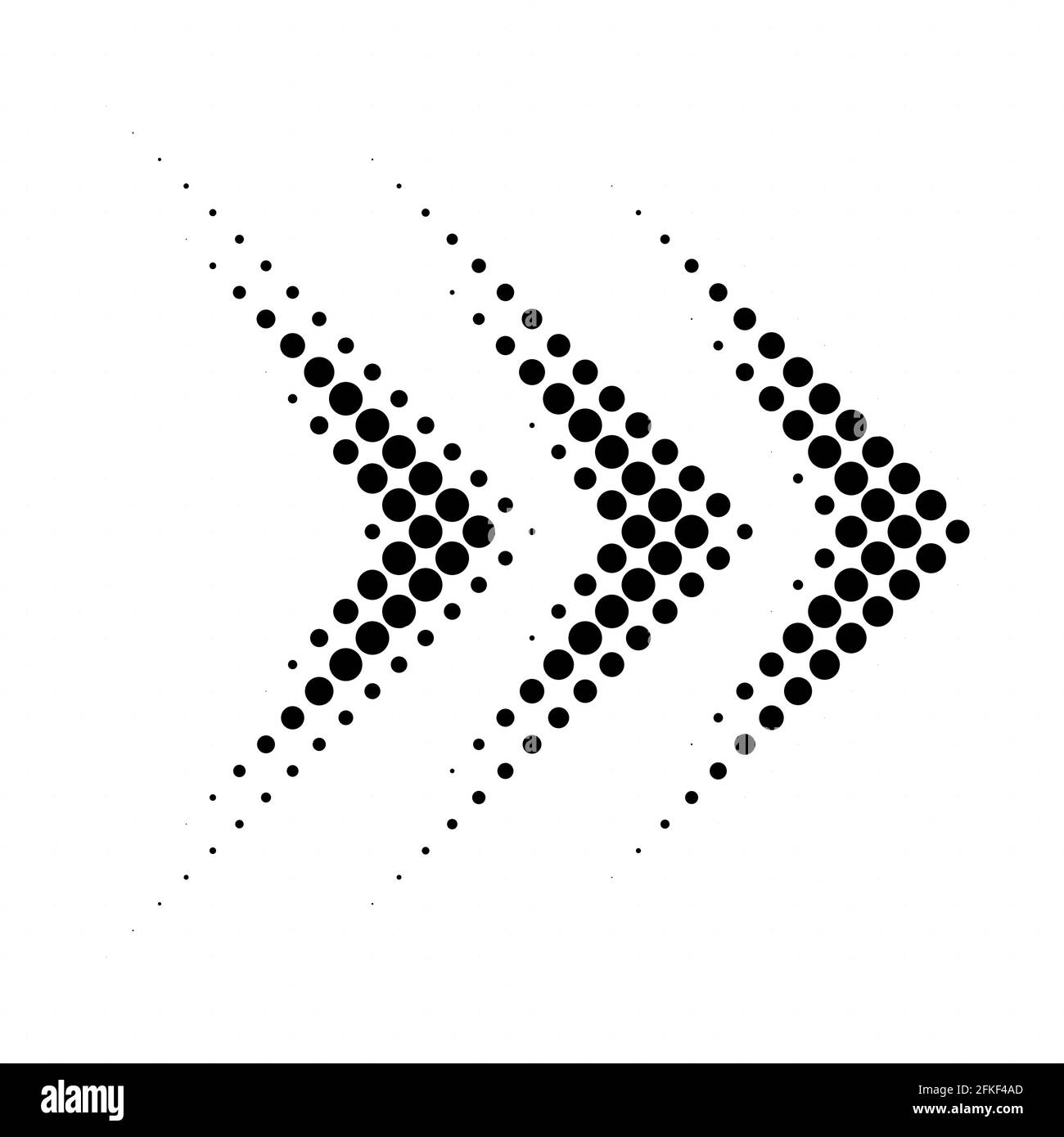 Halftone arrow icon and symbol – Stock vector illustration, Clip-art ...