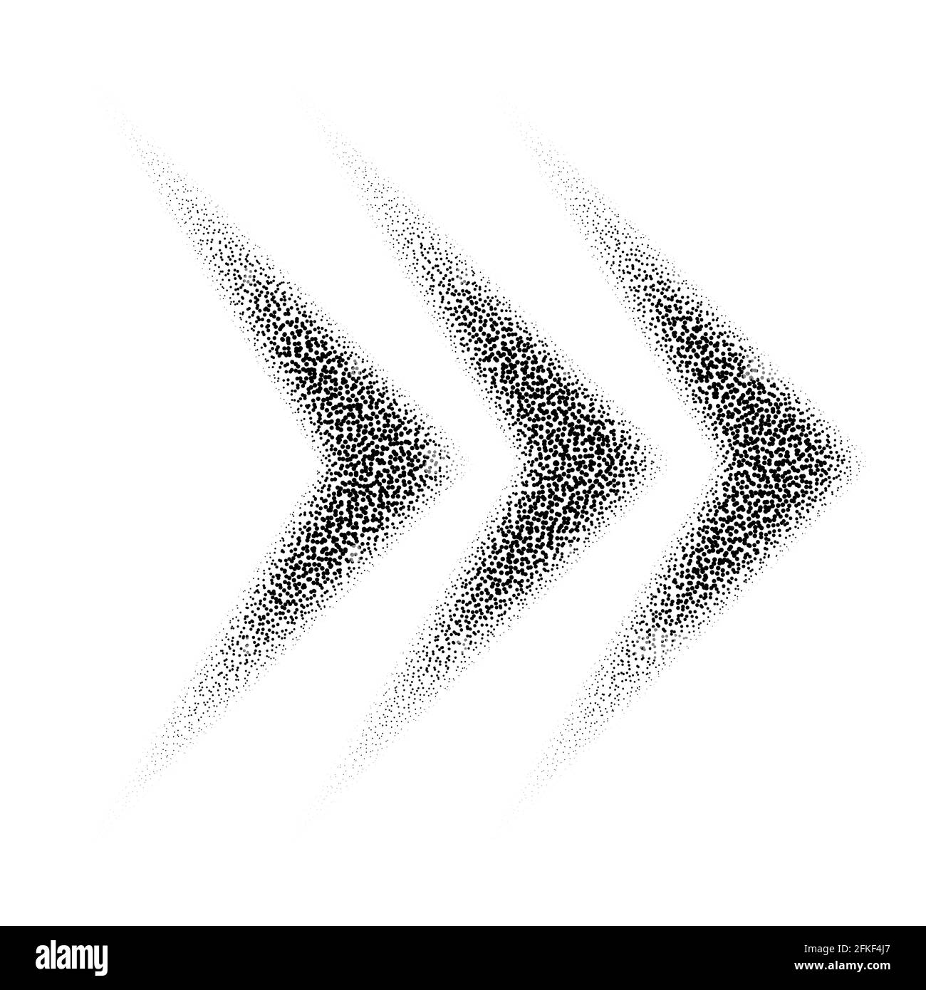 Halftone arrow icon and symbol – Stock vector illustration, Clip-art ...