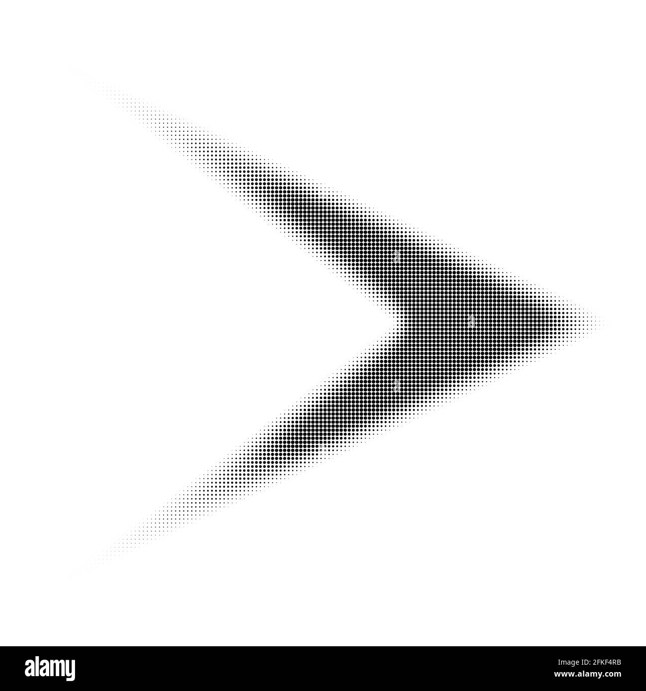 Halftone arrow icon and symbol – Stock vector illustration, Clip-art ...