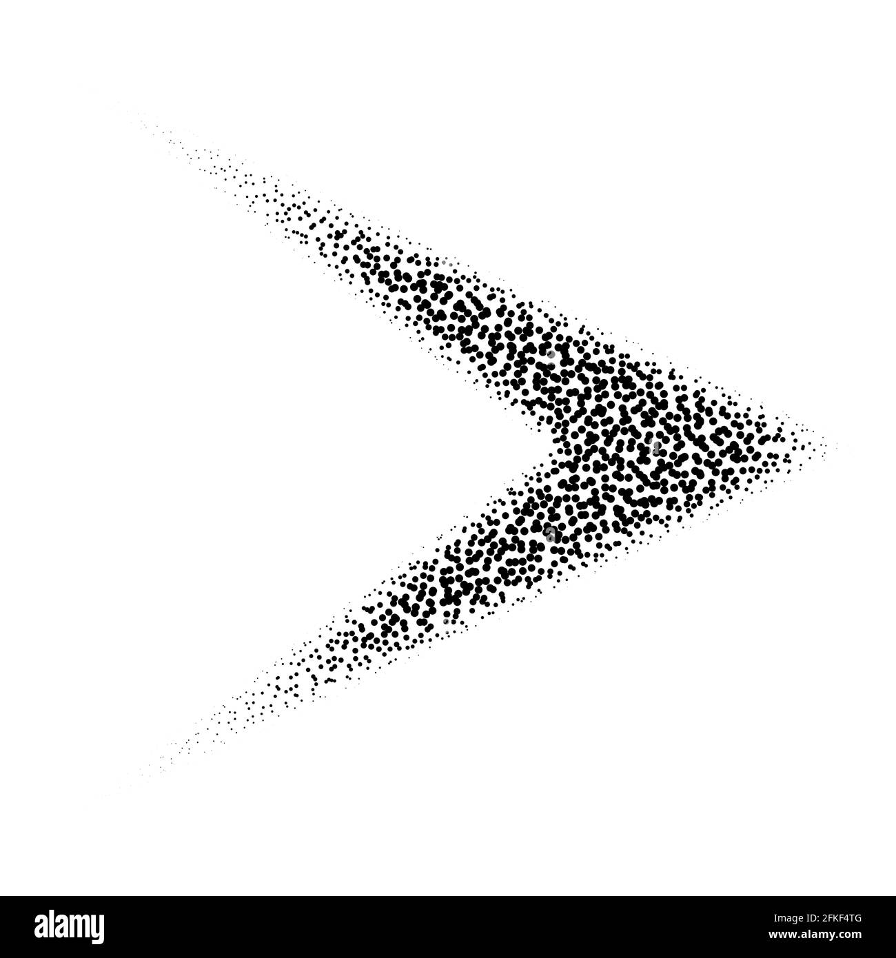 Halftone arrow icon and symbol – Stock vector illustration, Clip-art ...