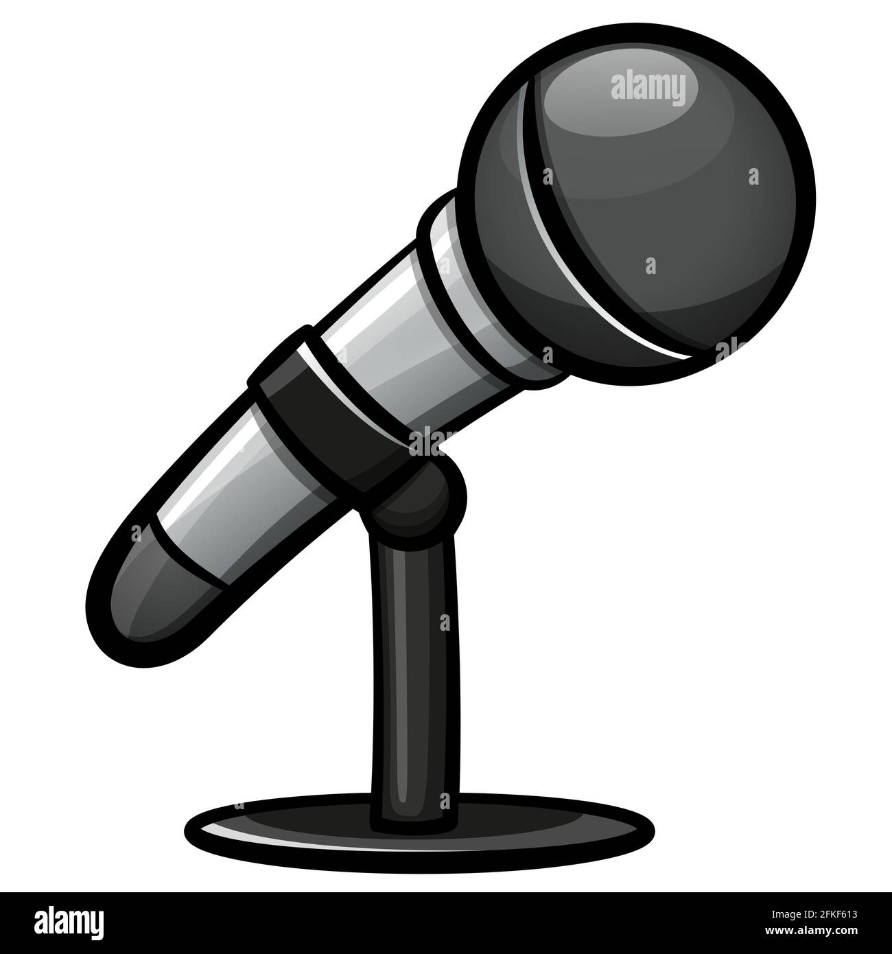 Cartoon microphone hi-res stock photography and images - Alamy