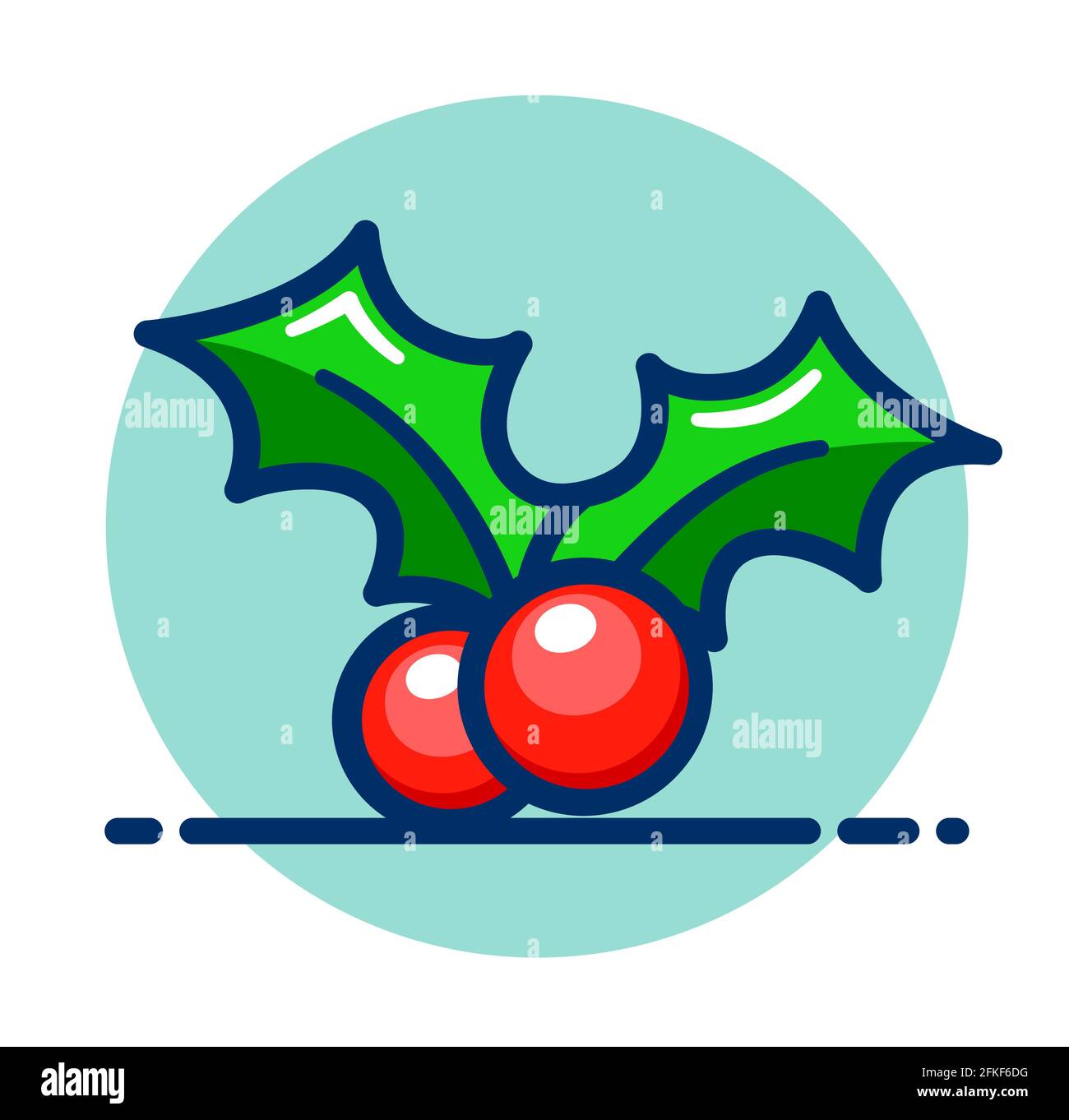 Red berries clipart Stock Vector Images - Alamy