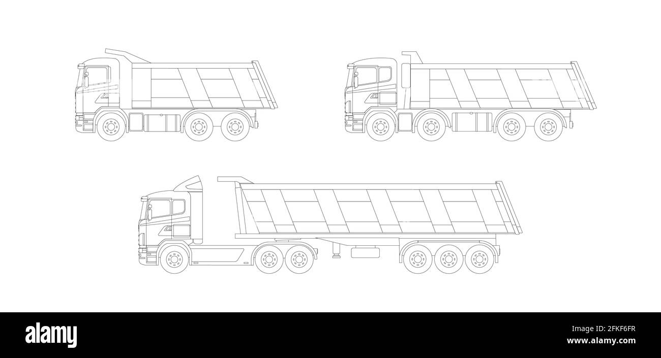 Dump Truck Drawing Autocad