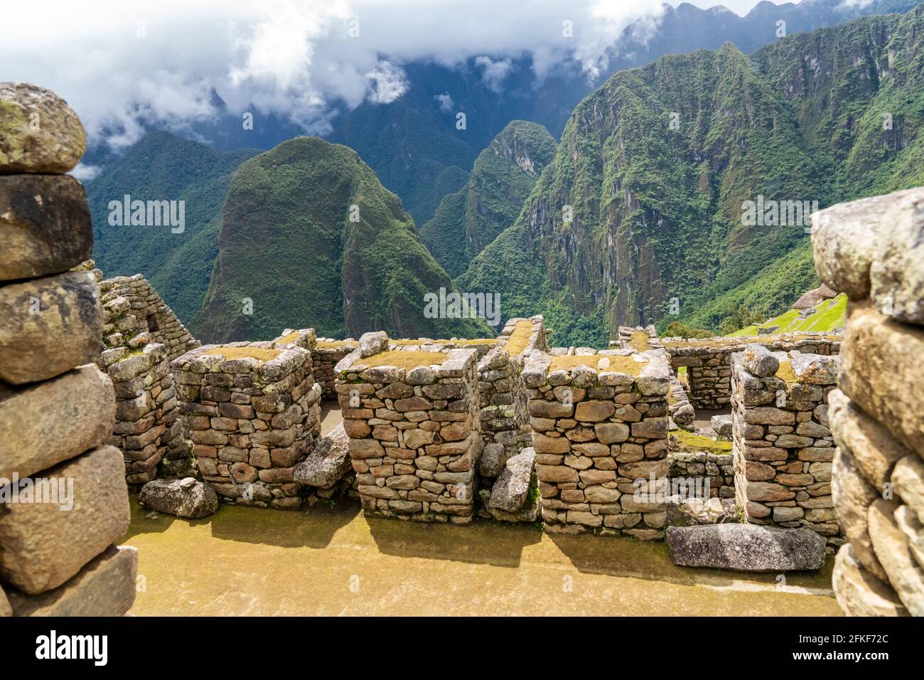 Machu Picchu in the Peruvian Andes is one of the New Seven Wonders of ...