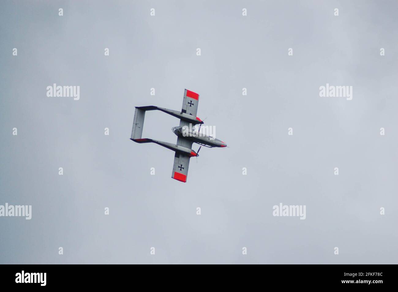Planes at Jersey Air show plane flypast over military style type battle ...