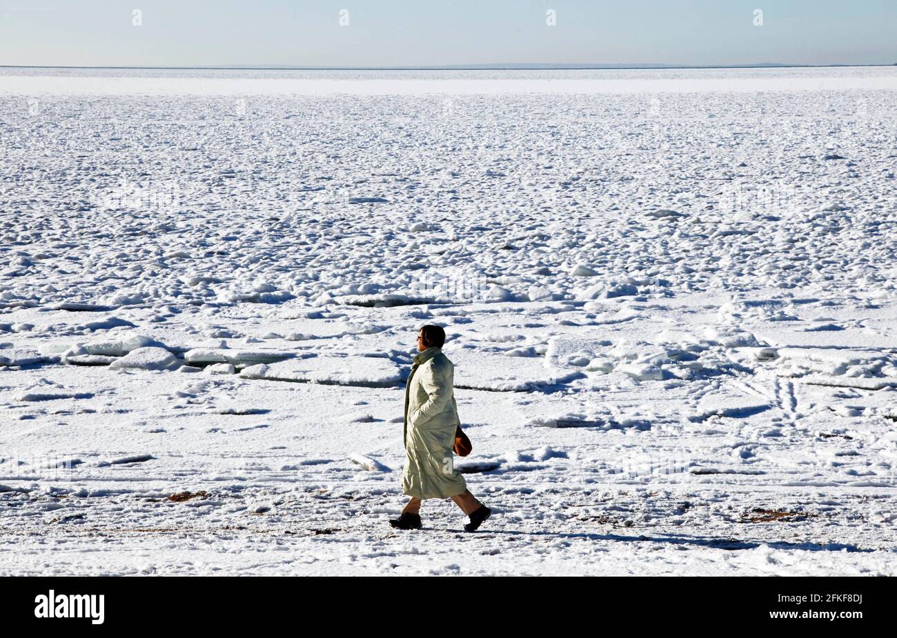 Daily life, Varamon, Motala, during a winter day, Sweden Stock Photo ...