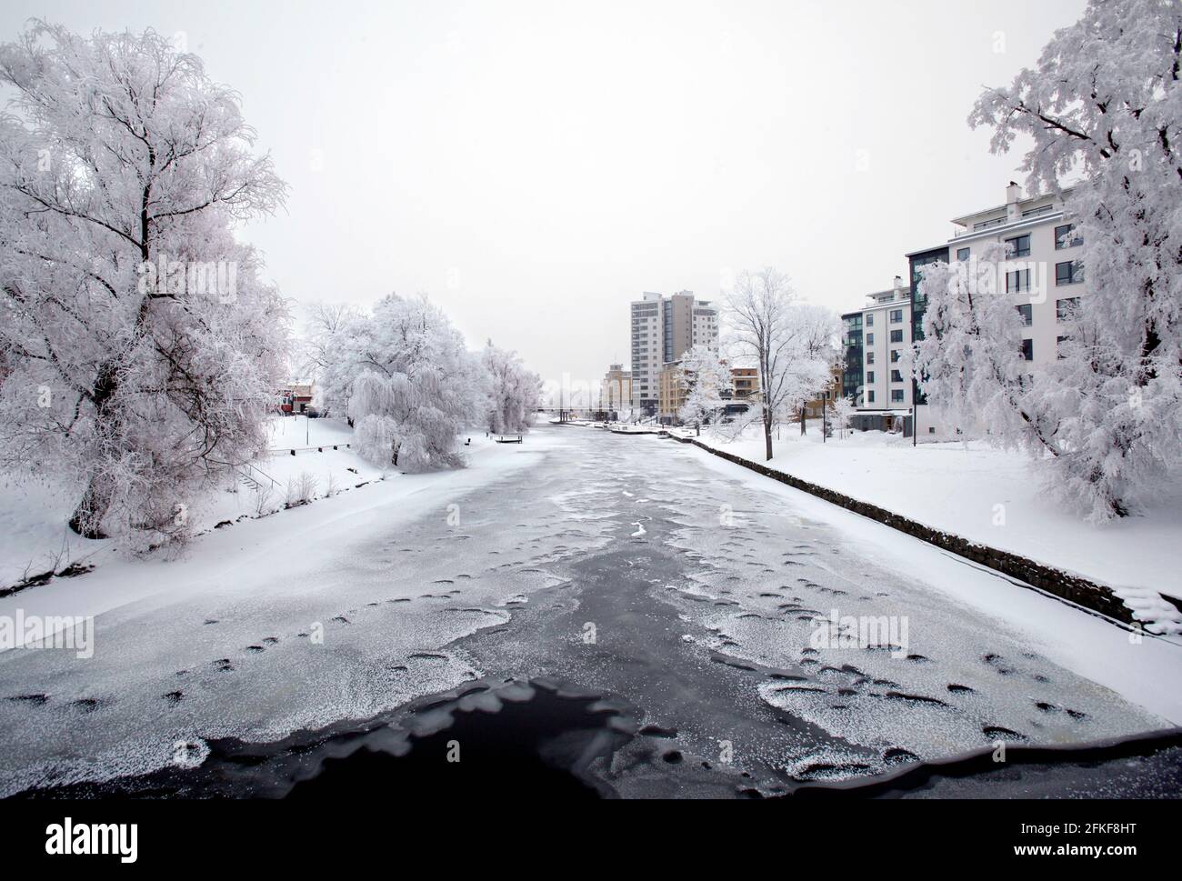 Winter in Linköping, Sweden Stock Photo - Alamy
