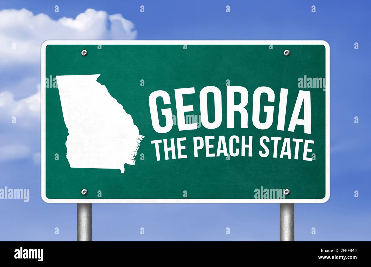 Georgia welcome sign hi-res stock photography and images - Alamy