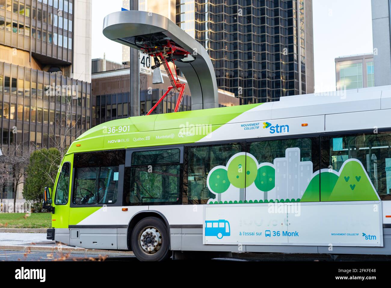 Electric bus charging hi-res stock photography and images - Alamy