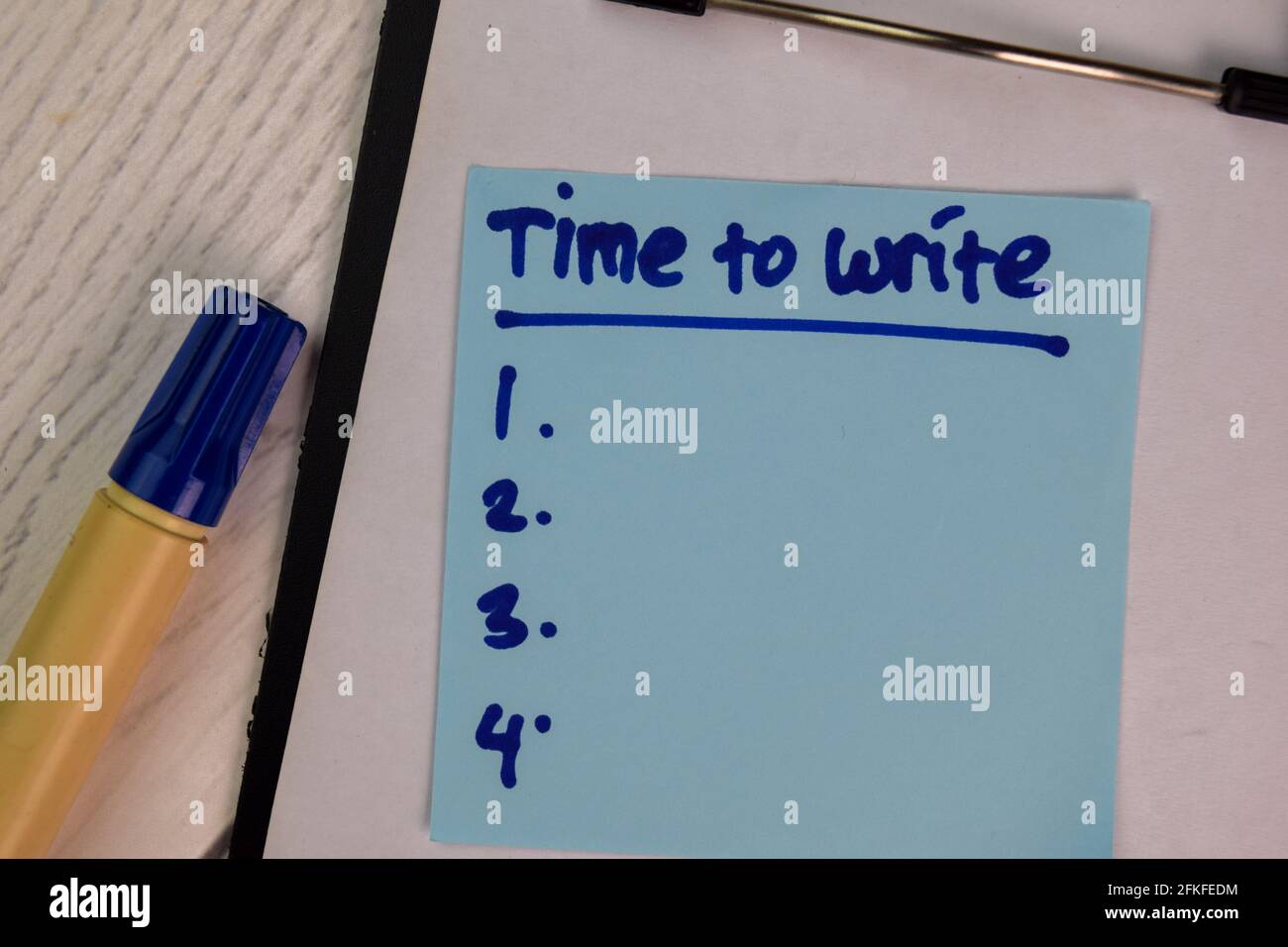 Time to Write write on sticky notes and supported by additional ...