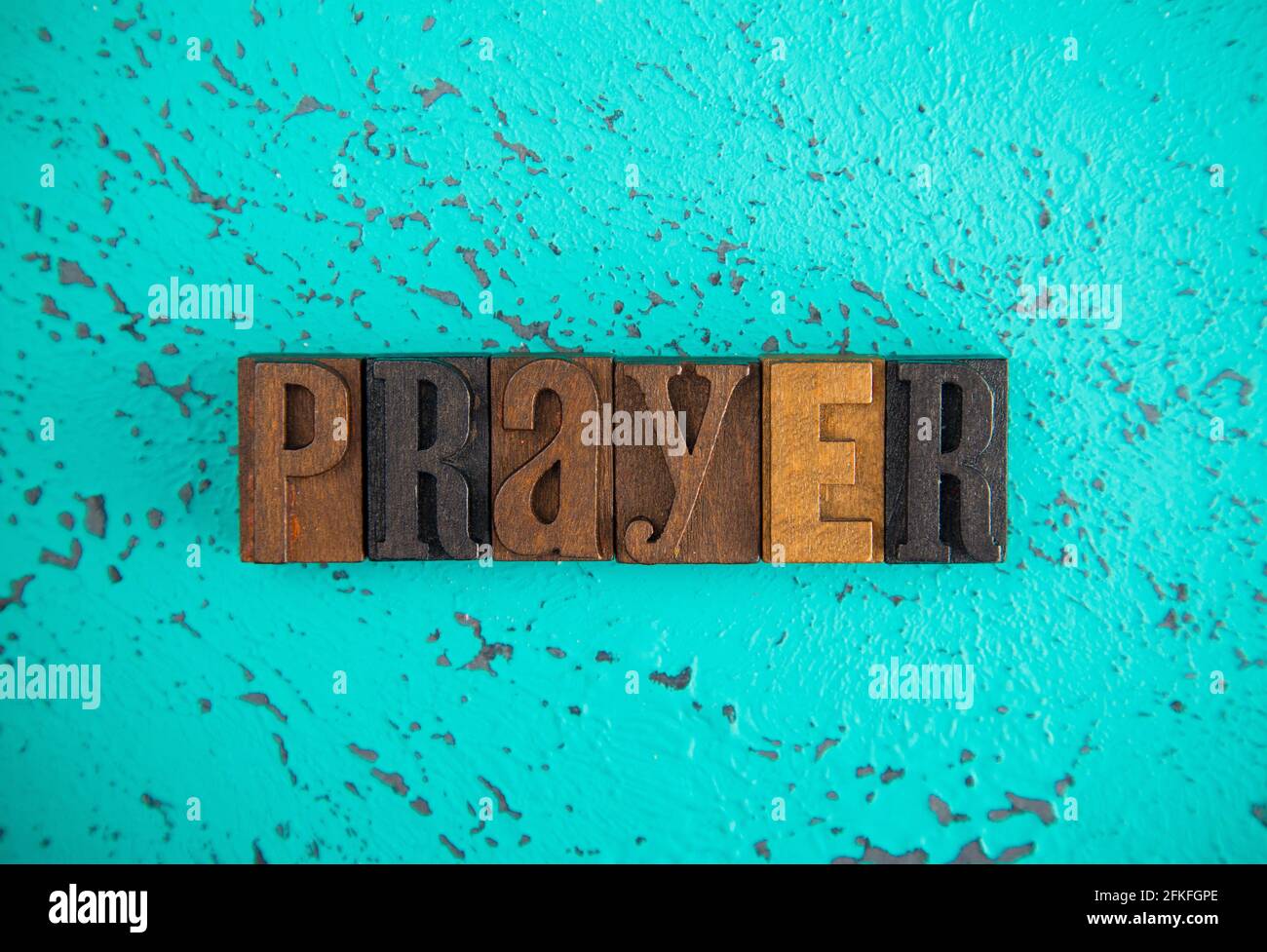 Pray in block letters hi-res stock photography and images - Alamy