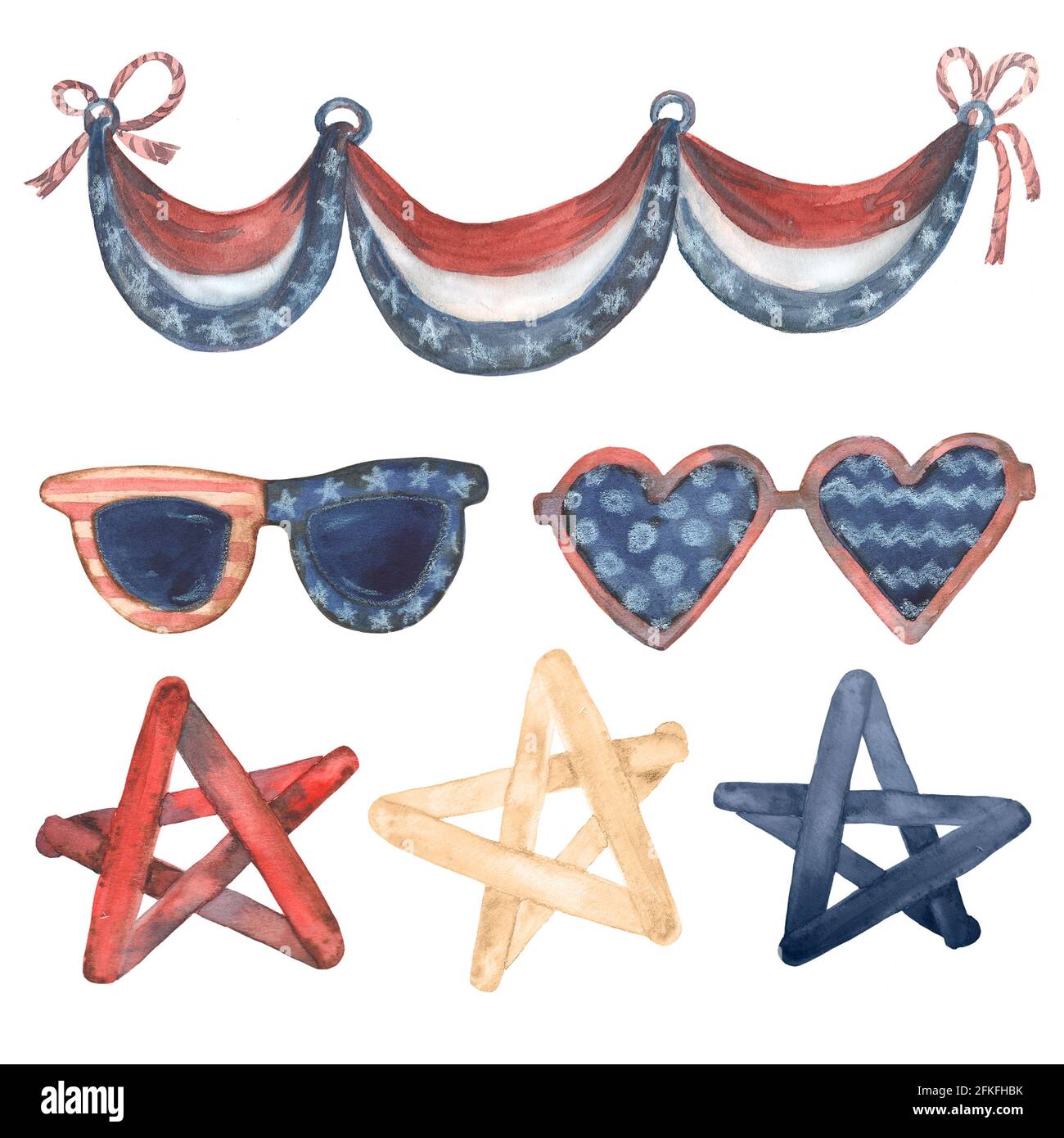 4th Of July Stars Clip Art